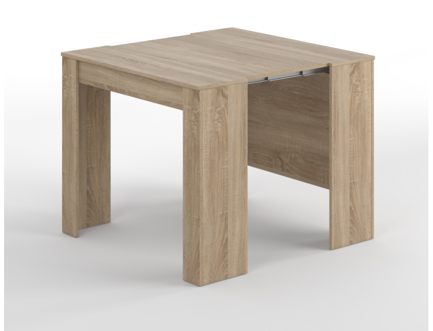 Table multifonction extensible de 51 à 237 cm chêne canadien - Ben ...