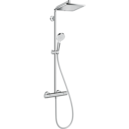 Adjustable shower column with chrome mixer - Paffoni Master - Abitare
