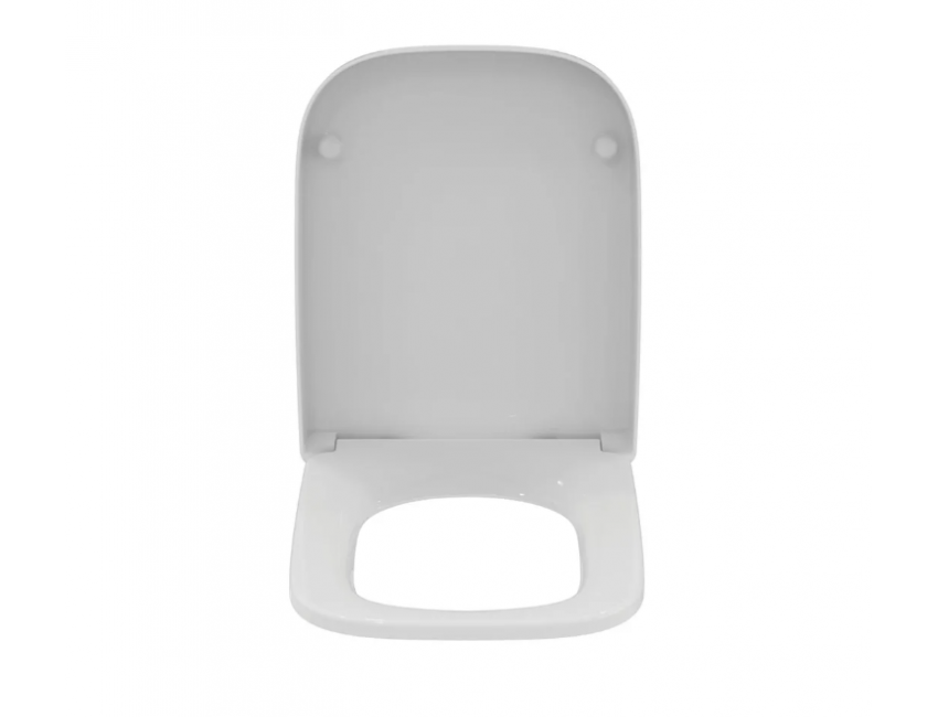 Toilet seat with soft close glossy white - Ideal Standard I Life - Abitare