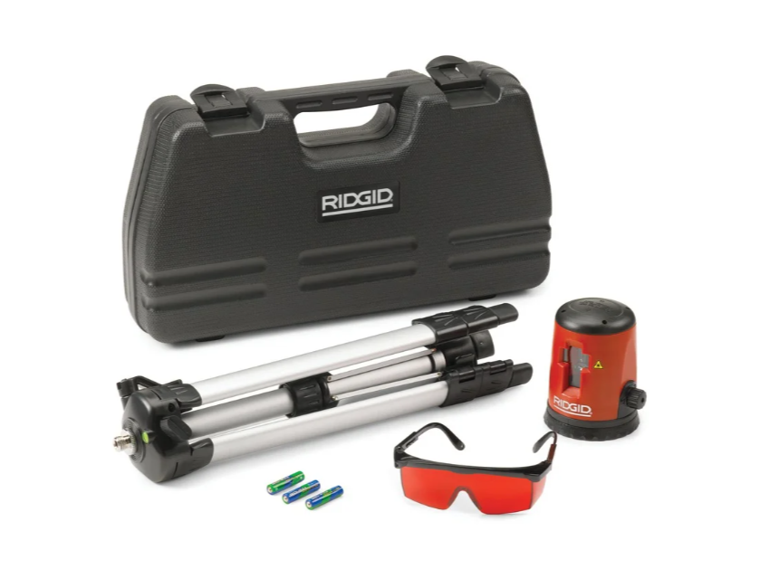 Laser level kit Micro CL-100 self-leveling cross-line - Ridgid - Abitare