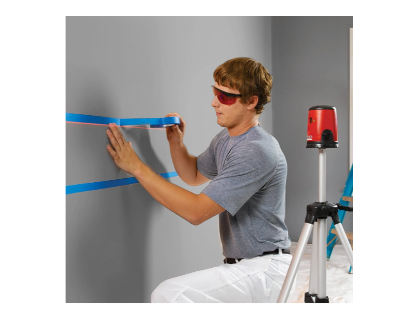 Laser level kit Micro CL-100 self-leveling cross-line - Ridgid - Abitare