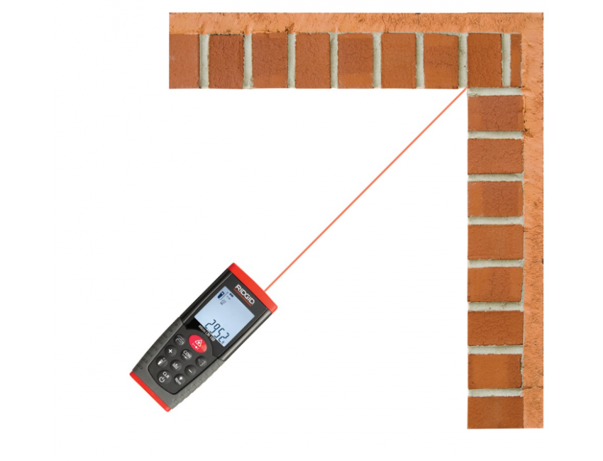 Digital laser meter - Ridgid Micro LM100 - Abitare