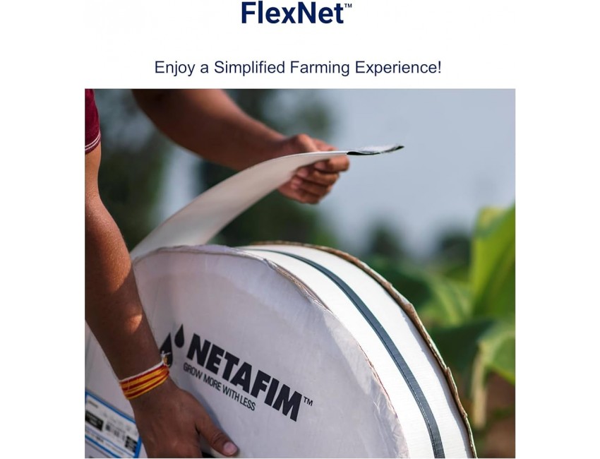 Flexible tubing for drip lines - Netafim flexnet - Abitare