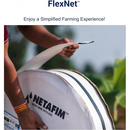 Tubería flexible para las alas que gotean - Netafim flexnet - Abitare