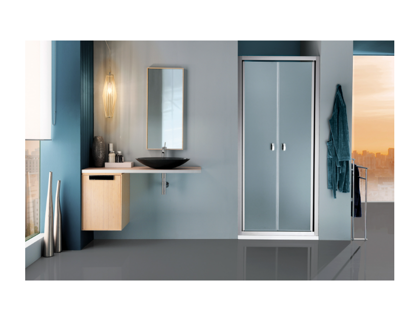 Square shower enclosure 190 cm H - Modern - Abitare