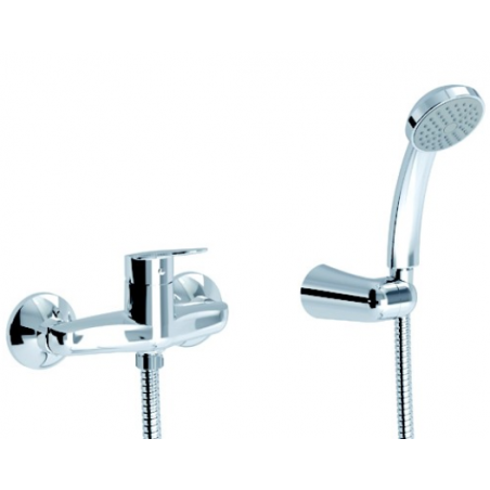 External shower mixer with hand shower and 1.50 m - Eurorama Reno23 ...