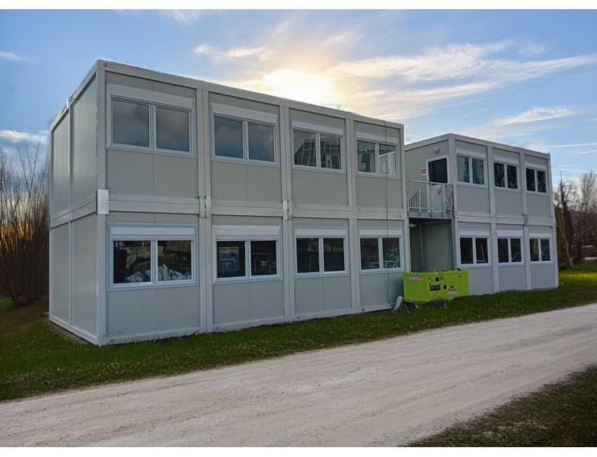 Prefabricated Box 2x2x2.4 m Unimetal-Block - Abitare