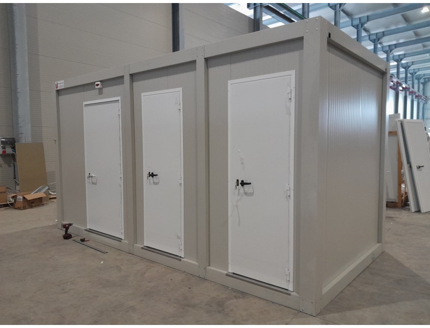 Prefabricated Box 8x2.4x2.4 m Unimetal-Block - Abitare