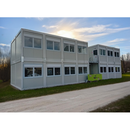Prefabricated Box 9x2.4x2.4 m Unimetal-Block - Abitare